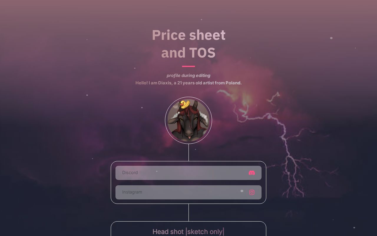 DIAXIS 2023 TOS | PRICE SHEET